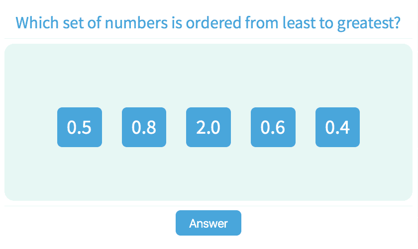 Grade 6 - Practice with Math Games