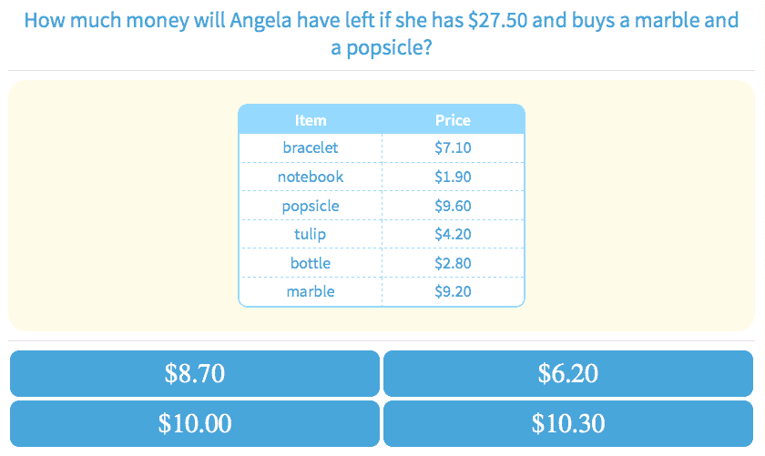 Grade 4 - Practice with Math Games